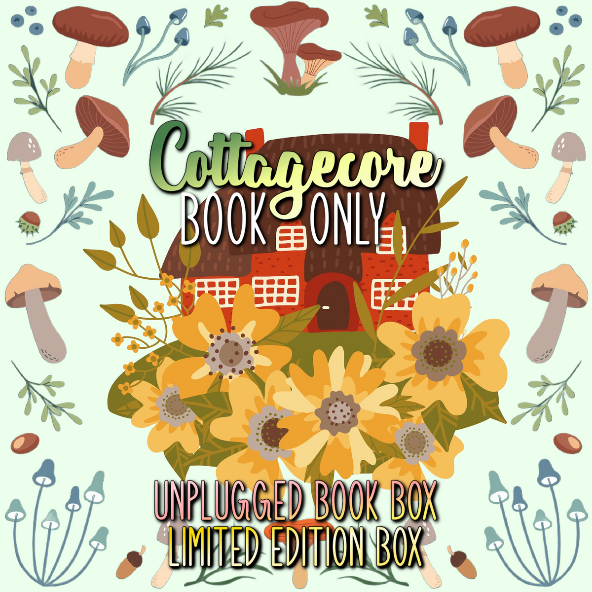 Cottagecore Limited Edition Book Only Box (BOOK ONLY) | Unplugged Book Box